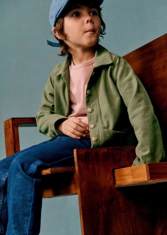 Will Jacket - Chance Green - Organic cotton - organic textile - Sézane