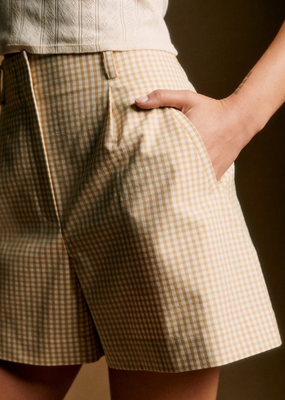 Short Edward - Ecorce - Viscose LENZING™ ECOVERO™ - Sézane