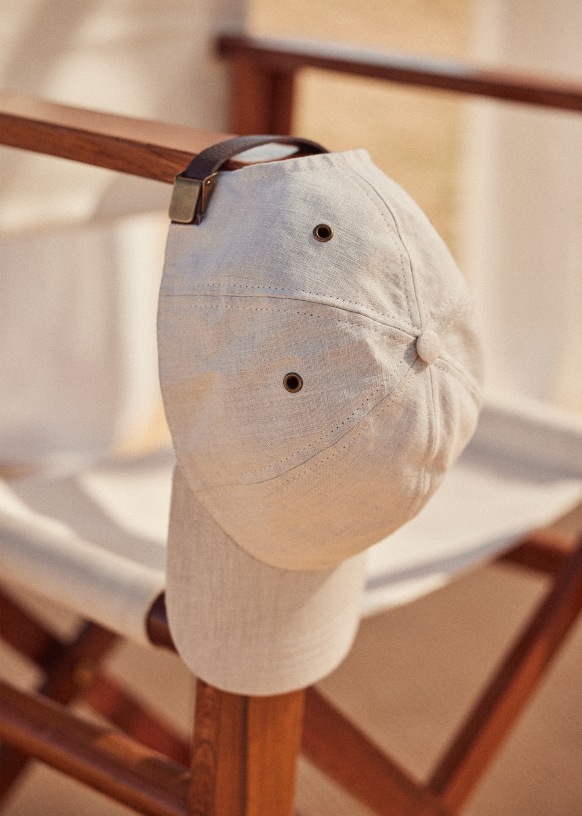 Casquette Chase Lin - Naturel - Lin - Sézane