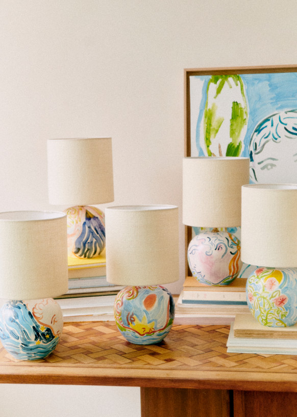 Lampe En Résidence x Jacques Merle - Jardin - Céramique - Sézane