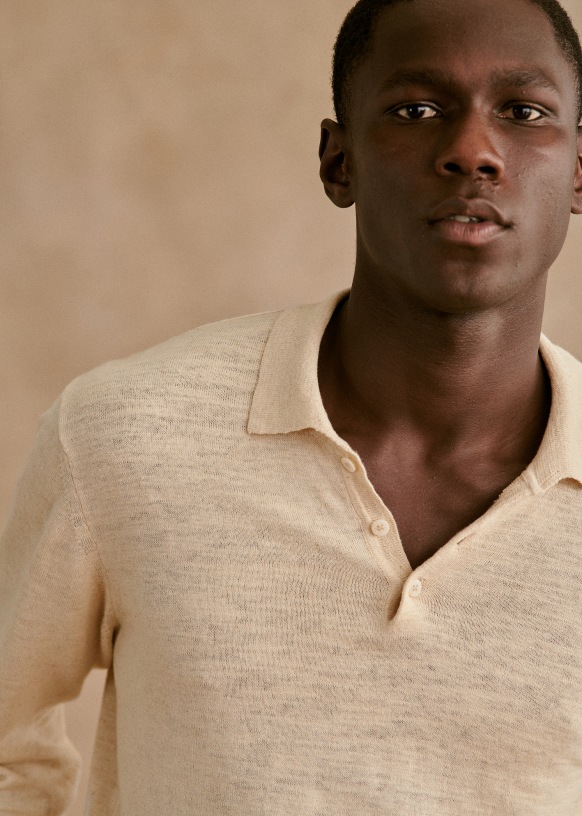 Jersey Marsh - Beige - Algodón orgánico: textil fabricado con fibras ...