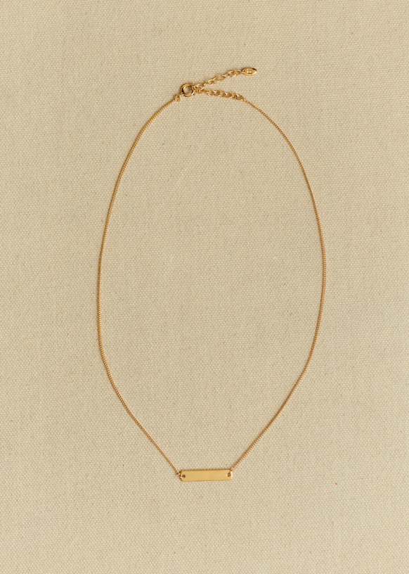 Helena Necklace - Gold - Majority recycled brass - Sézane