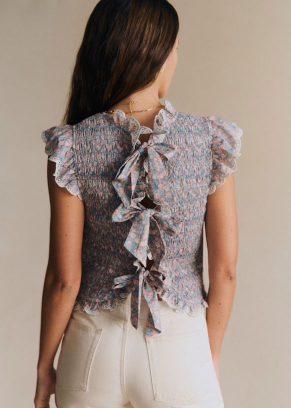 Liorane Blouse - Kandy Print - Organic Cotton - Octobre Éditions