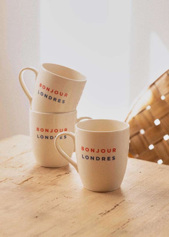 Mug Bonjour Londres - White - Sézane