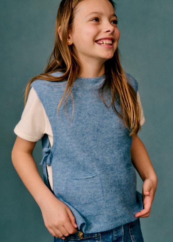 Léandre Jumper - Deep Blue - Recycled polyamide - Sézane