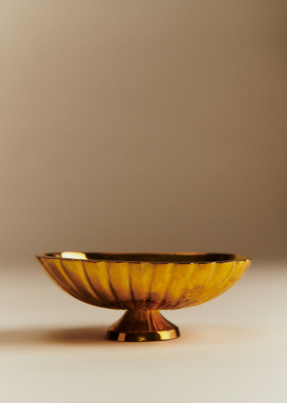 Canellato Decorative Bowl - Brass - Brass - Sézane