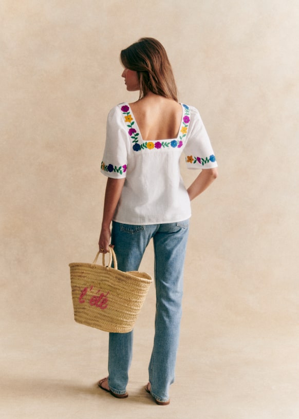 Panier l'été - Pink - Sézane