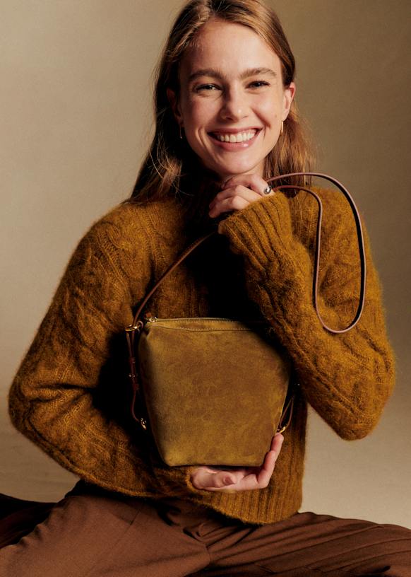 Lou Bag - Multi Taupe - Bovine leather - Sézane