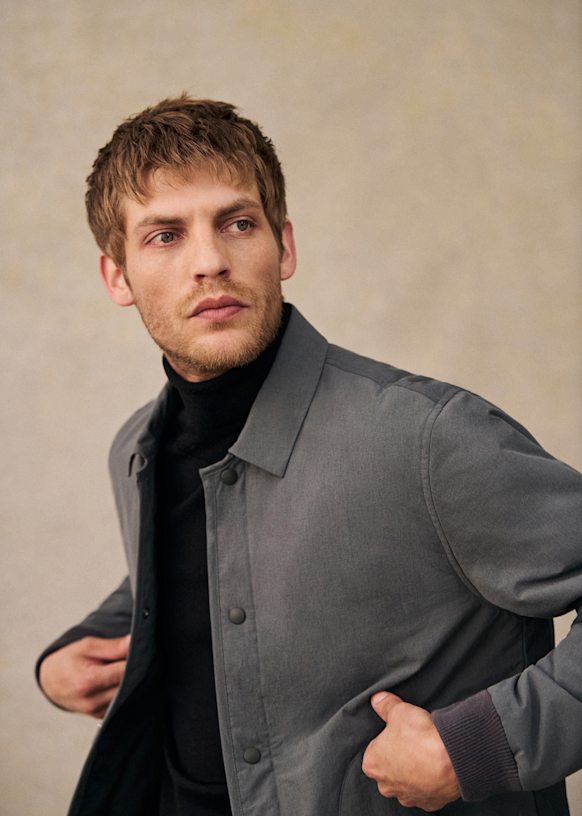 Declan Blouson - Charcoal Grey - Polyamide - Sézane