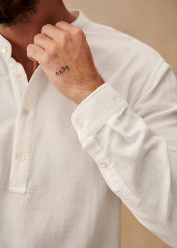 Buster Shirt - Vintage Blue - Cotton - Sézane