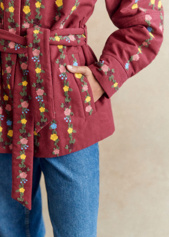 Renato Jacket - Sézane x Aimie - Pink Tenderness - Organic Cotton - Sézane