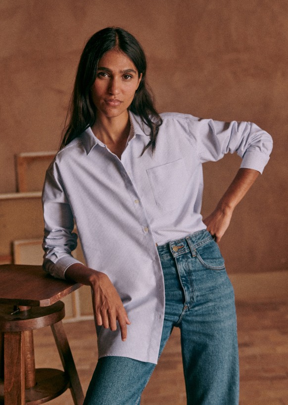 Max Shirt - Very light denim - Organic Cotton - Sézane