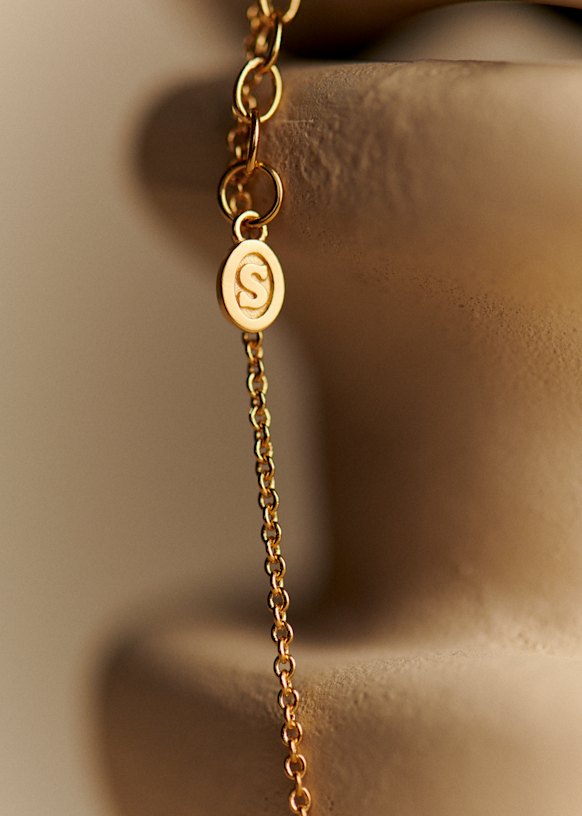 Mathilde Necklace - Gold - Majority recycled brass - Sézane