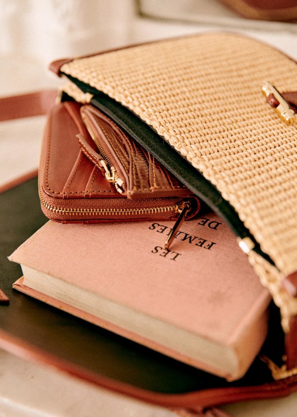 Milo Bag - Taupe - Split cowhide leather - Sézane