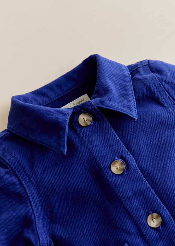 Jacob Jacket - Indigo Blue - Organic cotton - organic textile - Octobre ...