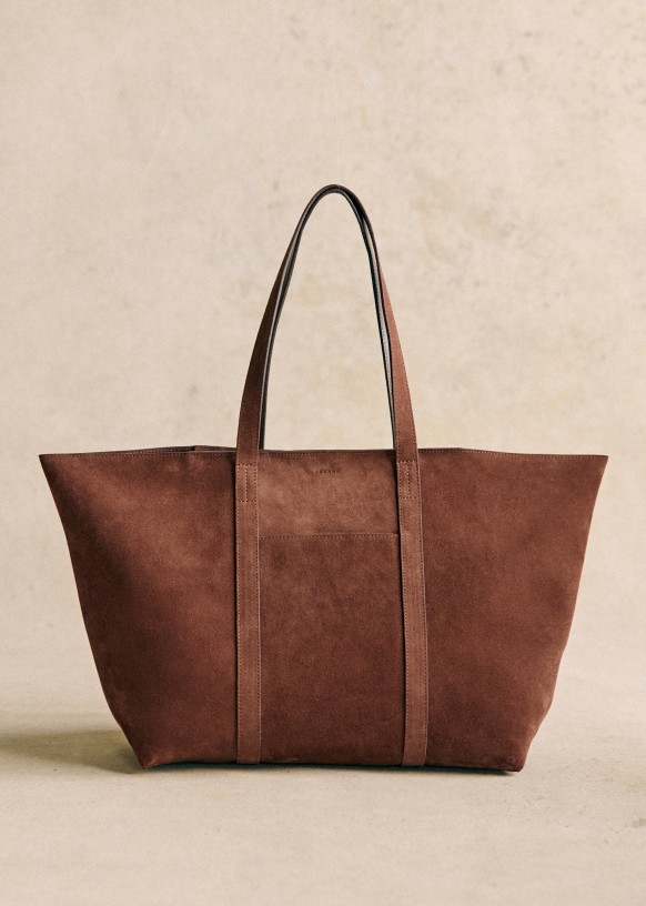 Gabin Bag - Chocolate - Bovine leather - Sézane