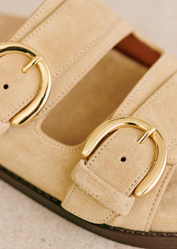 Lenny low mules - Smooth Black - Bovine leather - Sézane