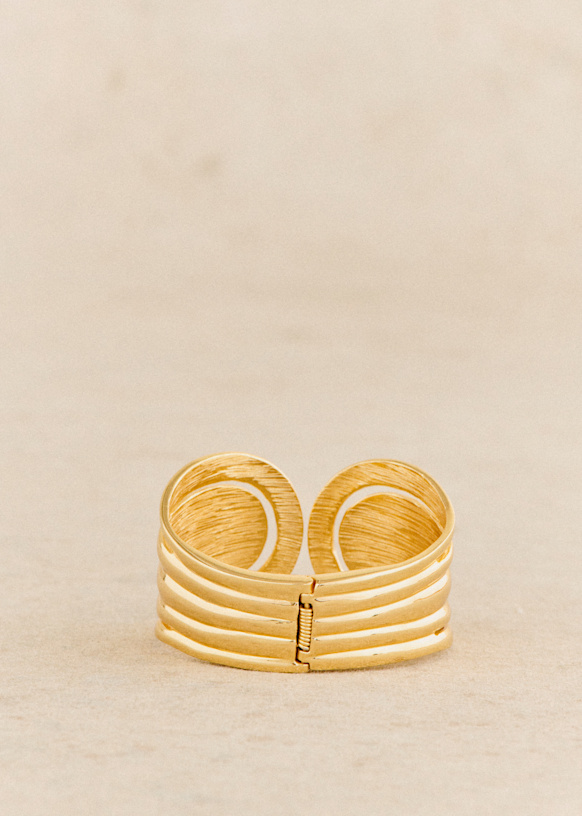 Enola Bracelet - Sézane x MDLO - Gold - Majority recycled brass - Sézane