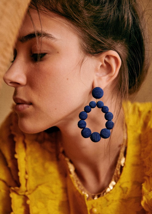 Charlie Earrings - Ecru - Resin - Sézane