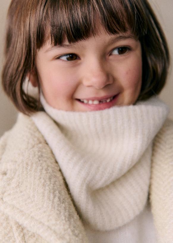 Snood Bernie - Bleu Glacier - Baby Alpaga - Sézane