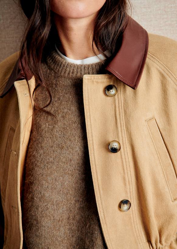 Manteau Edgard - Camel Clair - Coton biologique - textile biologique ...