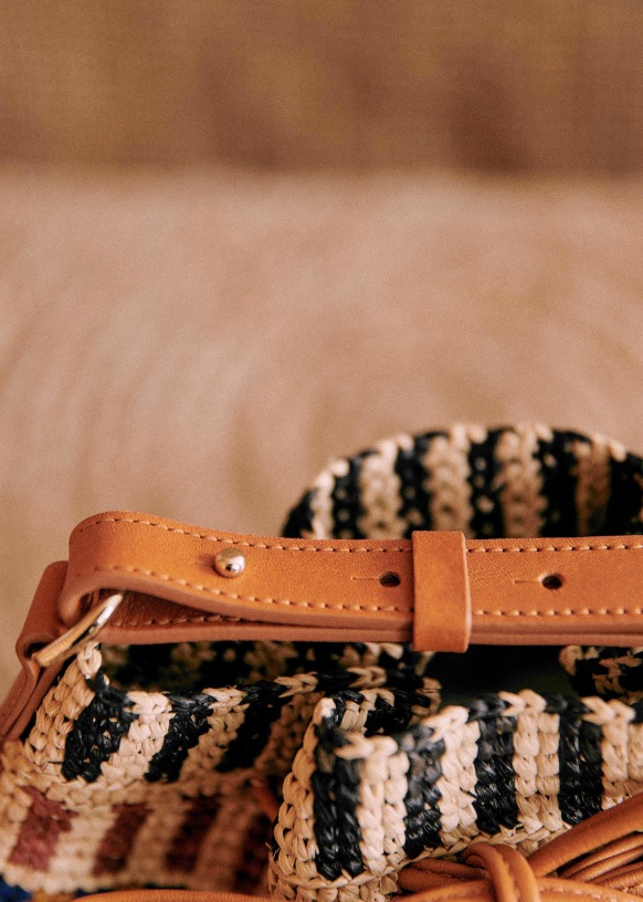 Farrow Bag - Natural Raffia - Raffia - Sézane