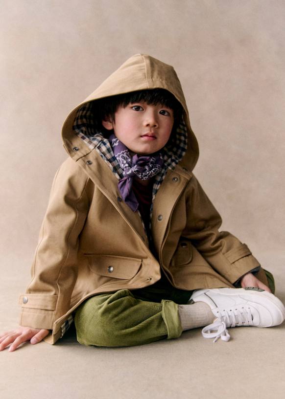 Auguste Parka - Beige - Organic cotton - organic textile - Sézane