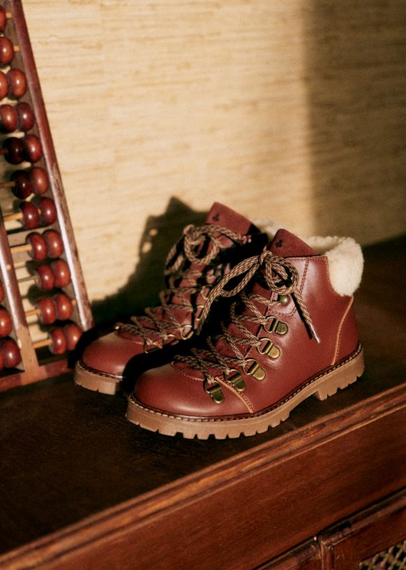 Sven Boots - Smooth Heritage Camel - Leather - Sézane