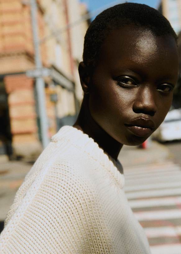 Virgil Jumper - Cream - Organic cotton - organic textile - Octobre Éditions