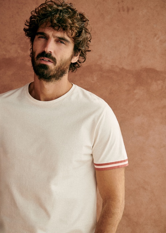 Lucio T-Shirt - Ecru - Organic Cotton - Sézane