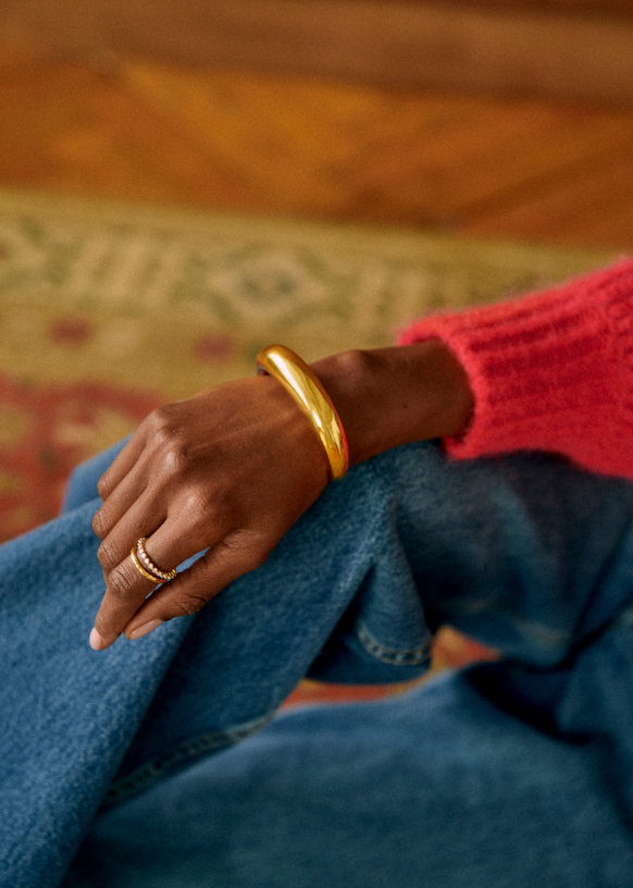 Lou Bracelet - Gold - Majority recycled brass - Sézane
