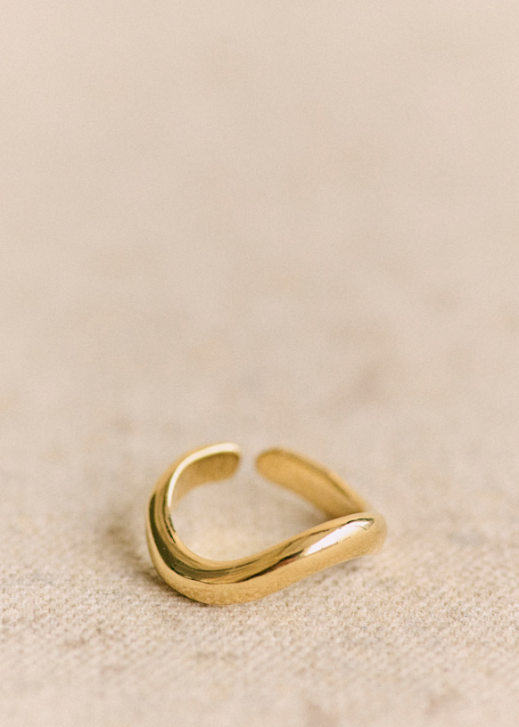 Ariane Ring - Gold - Majority recycled brass - Sézane