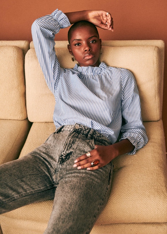 Cathy blouse. - Black - Silk - Sézane