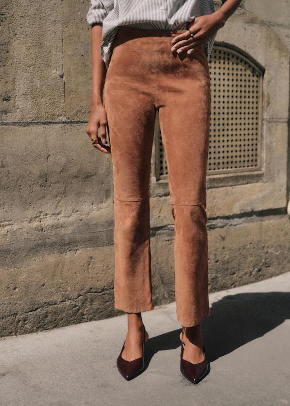 Ciara Trousers - Black - Organic Cotton - Sézane