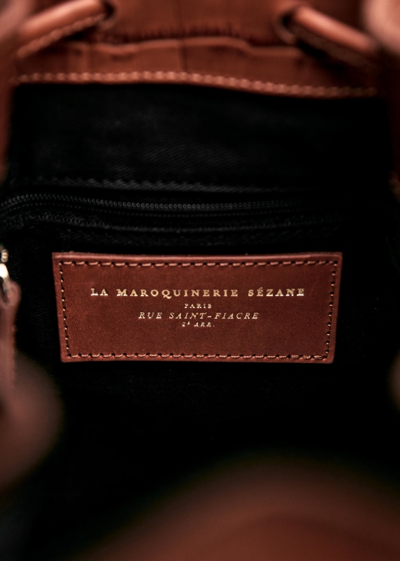 Farrow Bag - Camel Croco - Vegetable tanned, crocodile embossed smooth ...