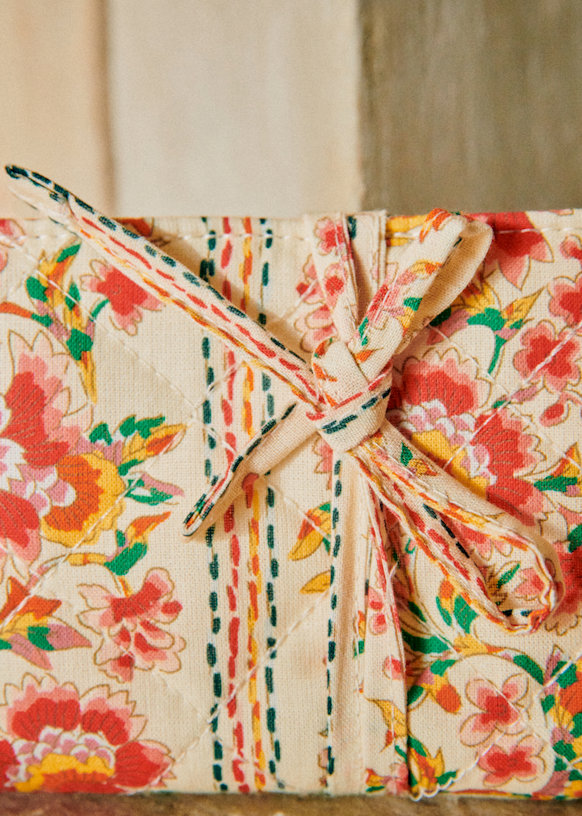 Jewelry Pouch - Souvenir Floral Print - Cotton - Sézane