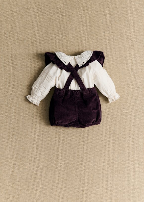 Helena Bloomer - Plum - Organic cotton - organic textile - Sézane