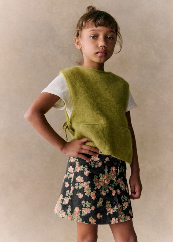 Léandre Jumper - Olive Green - Recycled polyamide - Sézane