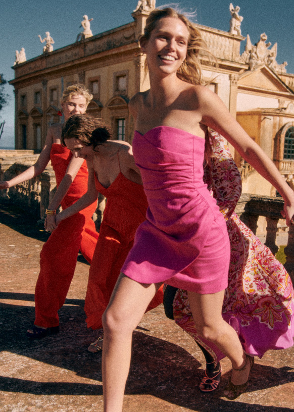 Robe Hortense - Rose - Lin - Sézane