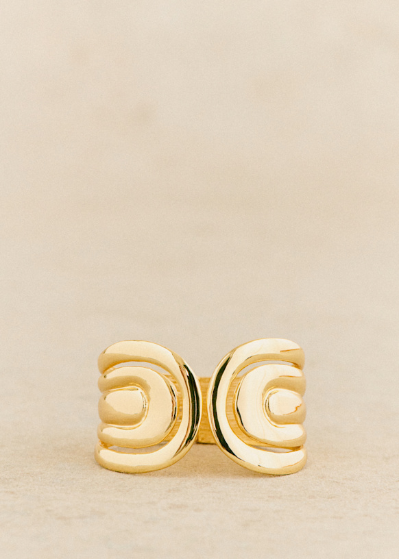 Enola Bracelet - Sézane x MDLO - Gold - Majority recycled brass - Sézane