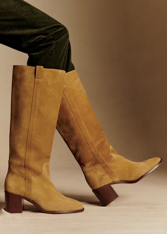 Garrett Boots - Glossy Black - Bovine leather - Sézane