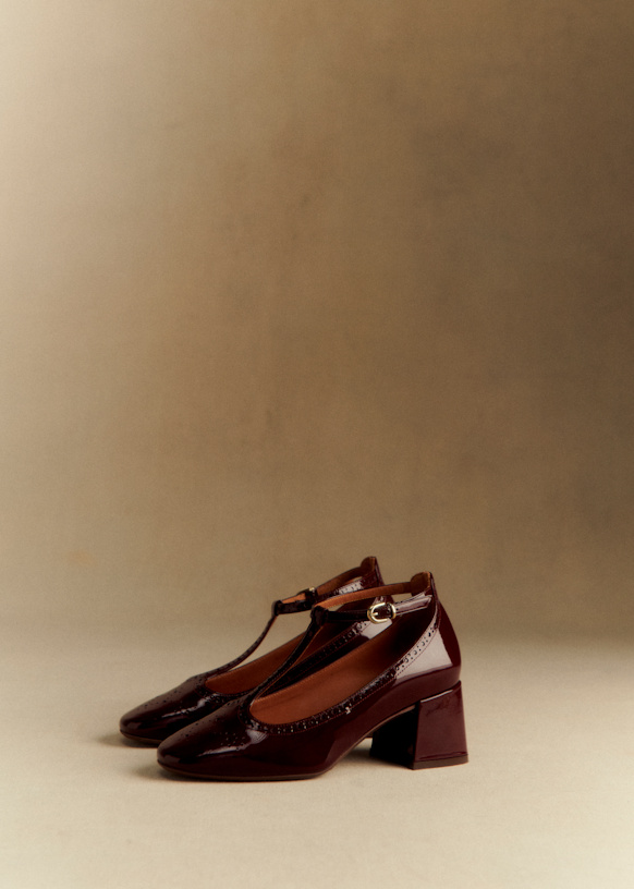 Salomés Esther - Pourpre Vernis - Cuir bovin - Octobre Éditions