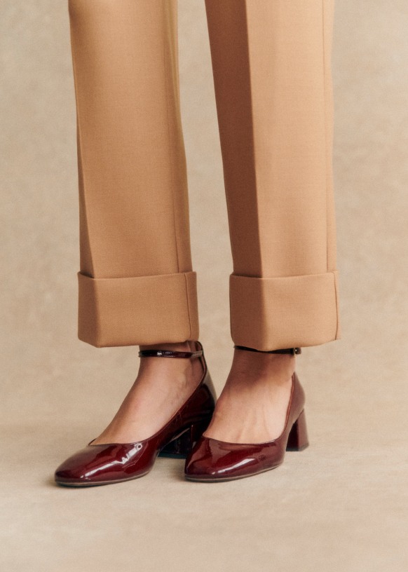 Pantalón Damon - Cámel Claro - Poliéster reciclado - Sézane