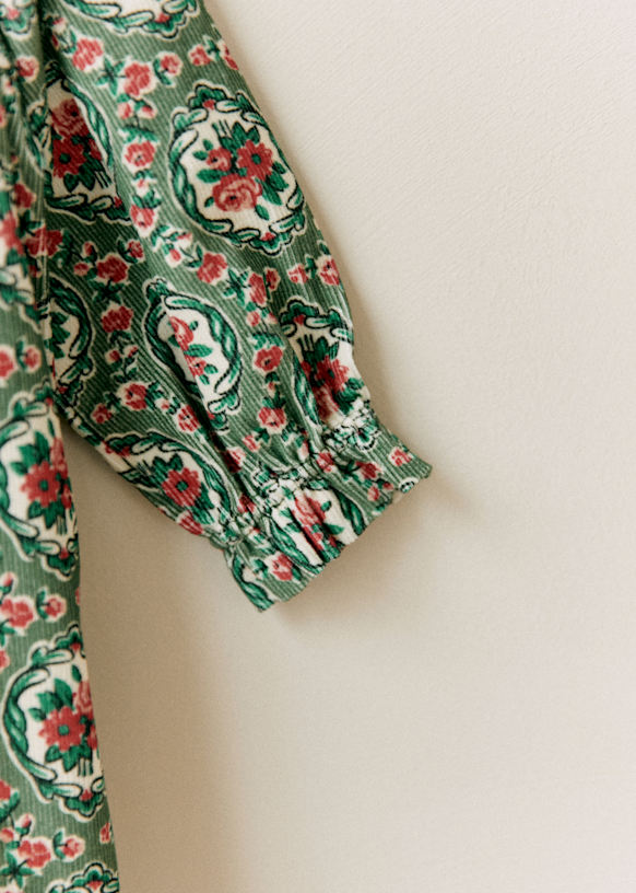 Romyドレス - メダリオンプリント - コットン - Sézane