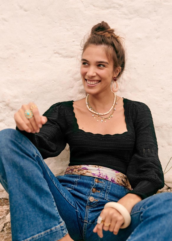 Pull Ronnie - Écru - Viscose ECOVERO™ LENZING™ - Sézane