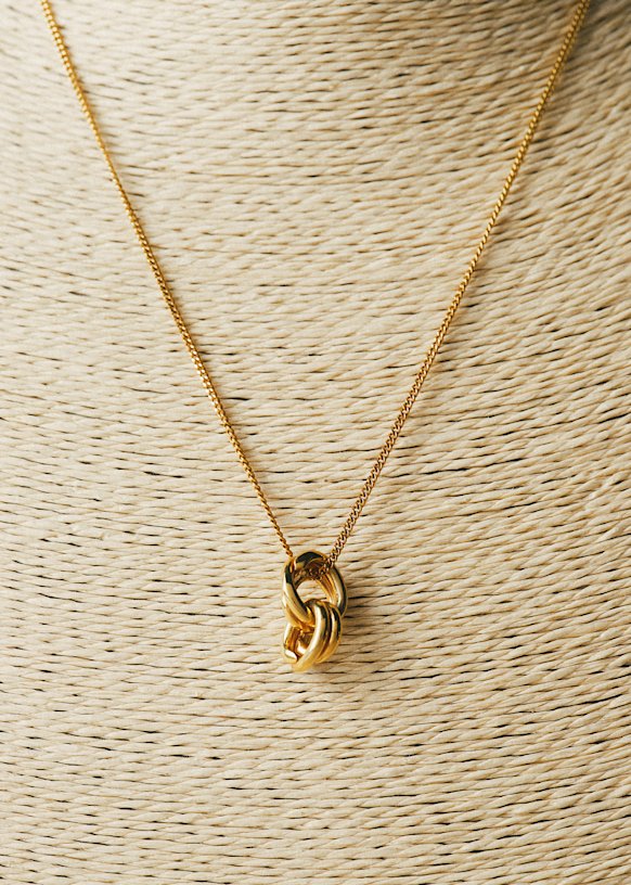 Lucia Necklace - Gold - Majority recycled brass - Sézane