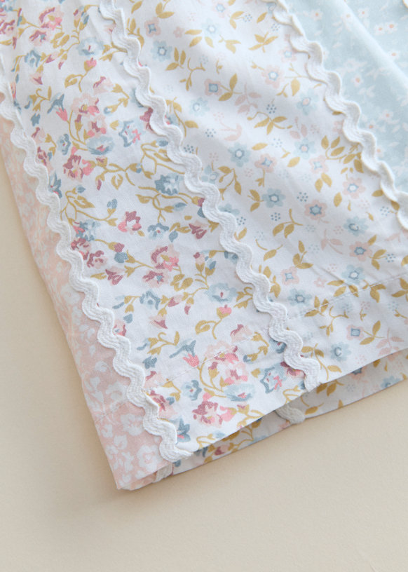 Stella Dress - Small Floral Patchwork - Organic cotton - organic ...
