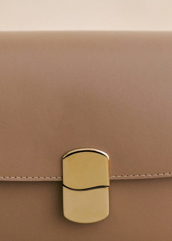 Milo Classic Bag - Brown Python Print - Sézane