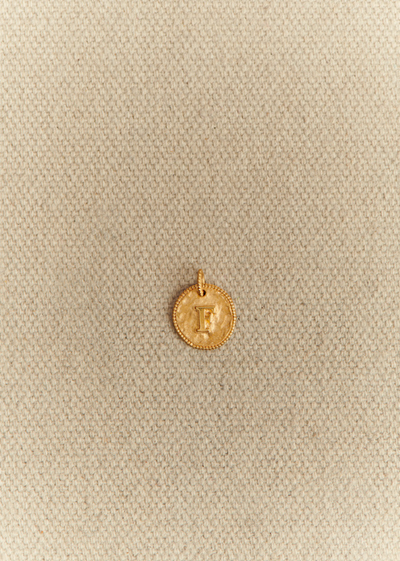 Sara Pendant - 9-carat gold - Letters A to H - Letter G - 9 Carats Gold ...