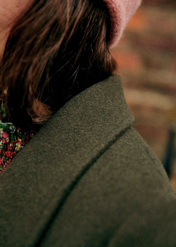 James Coat - Black - Recycled wool - Sézane